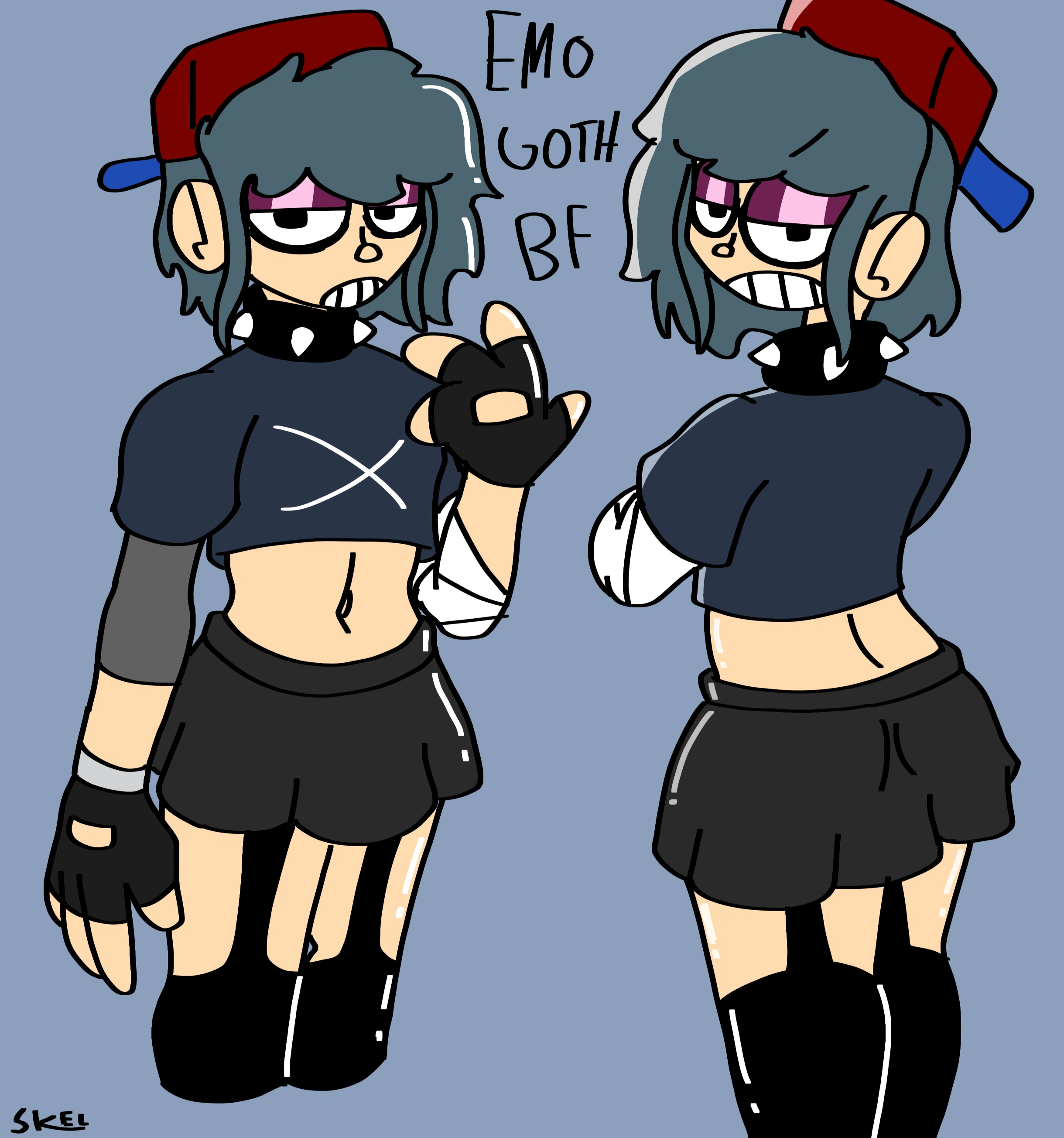 emo goth femboy bf 😏 | Fandom