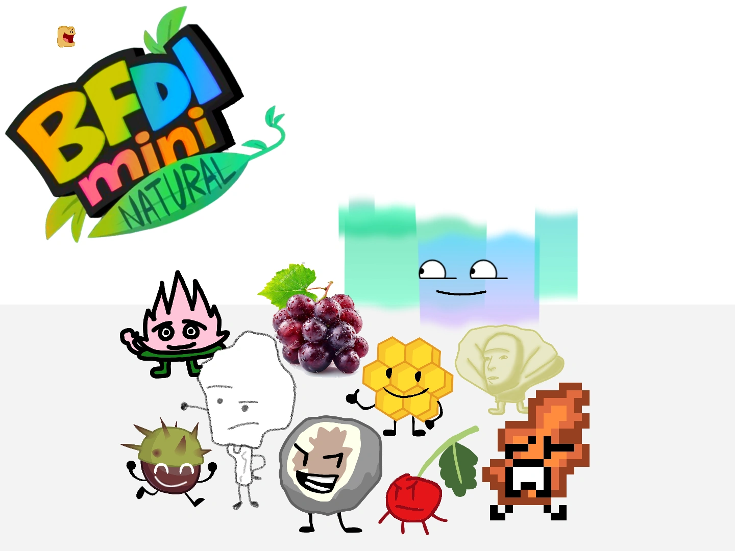 BFDI Mini Natural Contestants but everyone is in different artstyle ...
