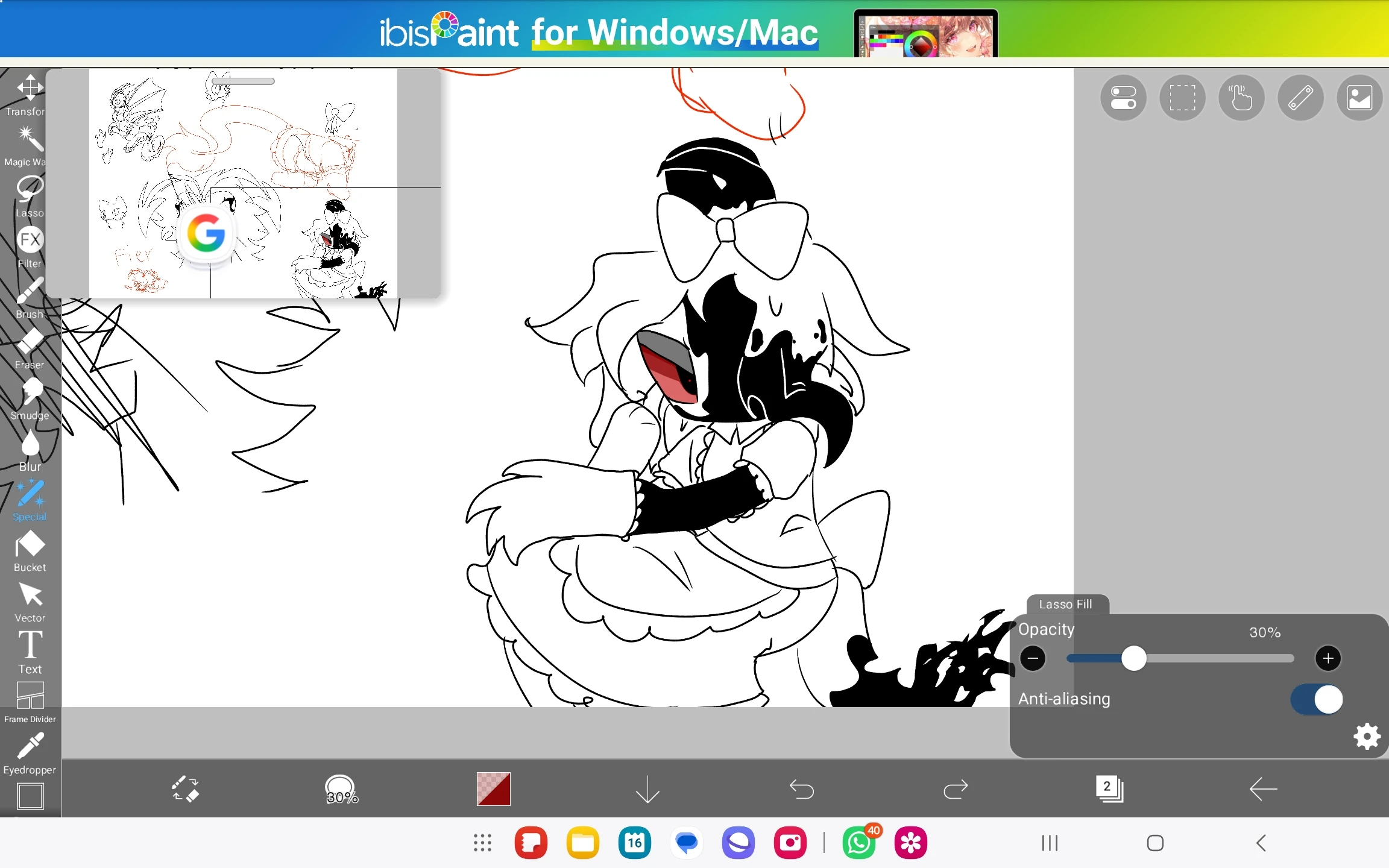 Hello Dandy's World Wiki~! Ok is drawing psorout ina maid dress stikl ...
