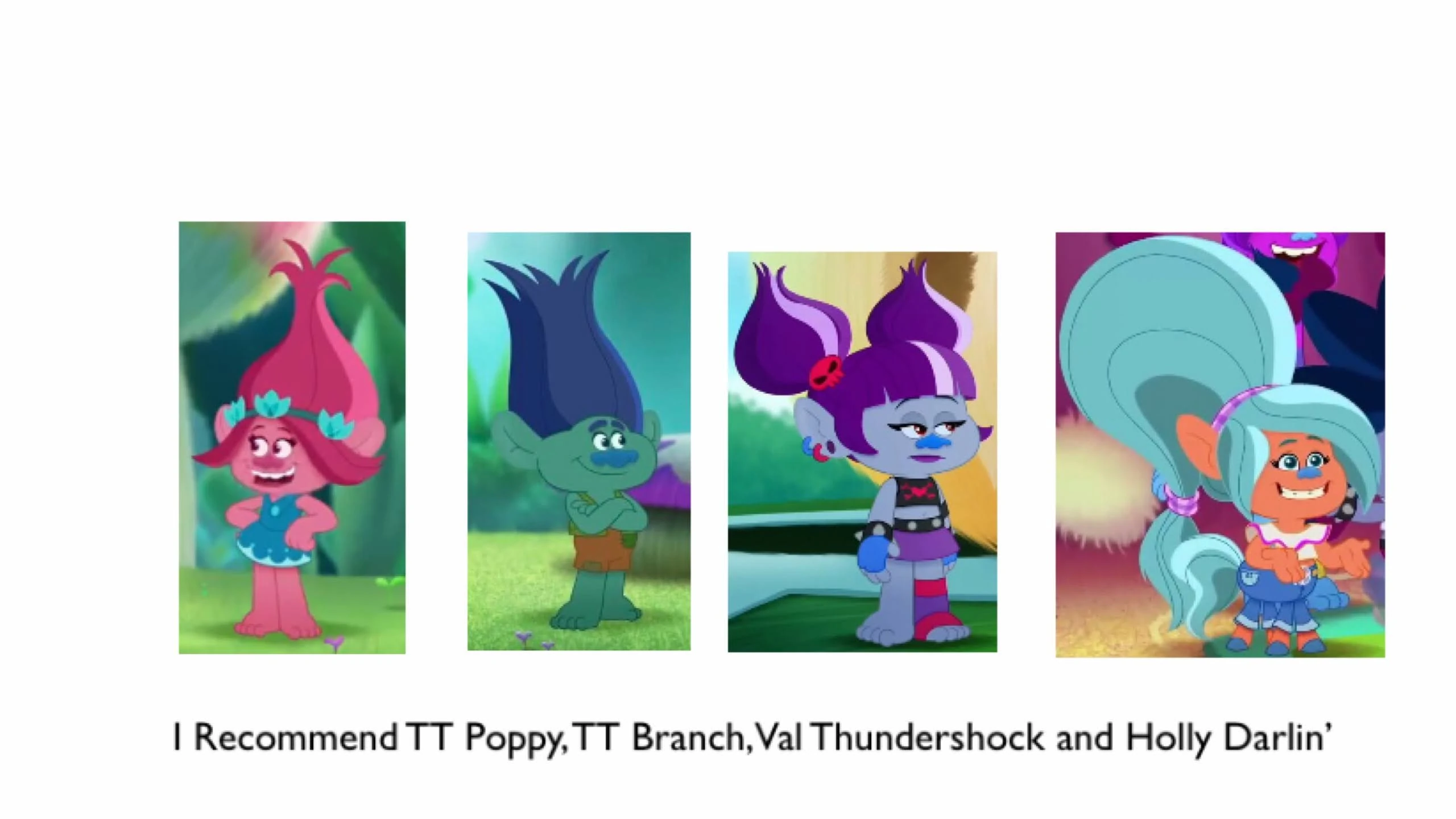 My favorite character Are 4 Trolls: TrollsTopia Characters | Fandom