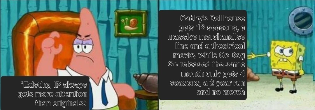 Made a meme about how Go Dog Go was overshadowed | Fandom