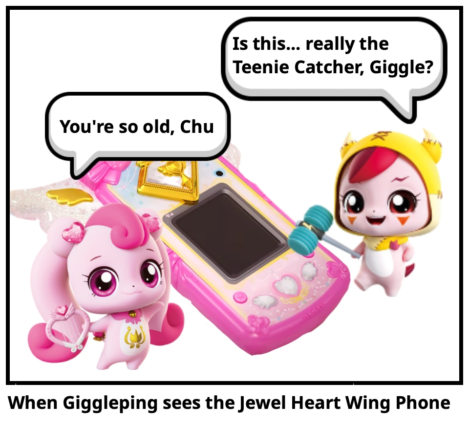 When Giggleping sees the Jewel Heart Wing Phone | Fandom