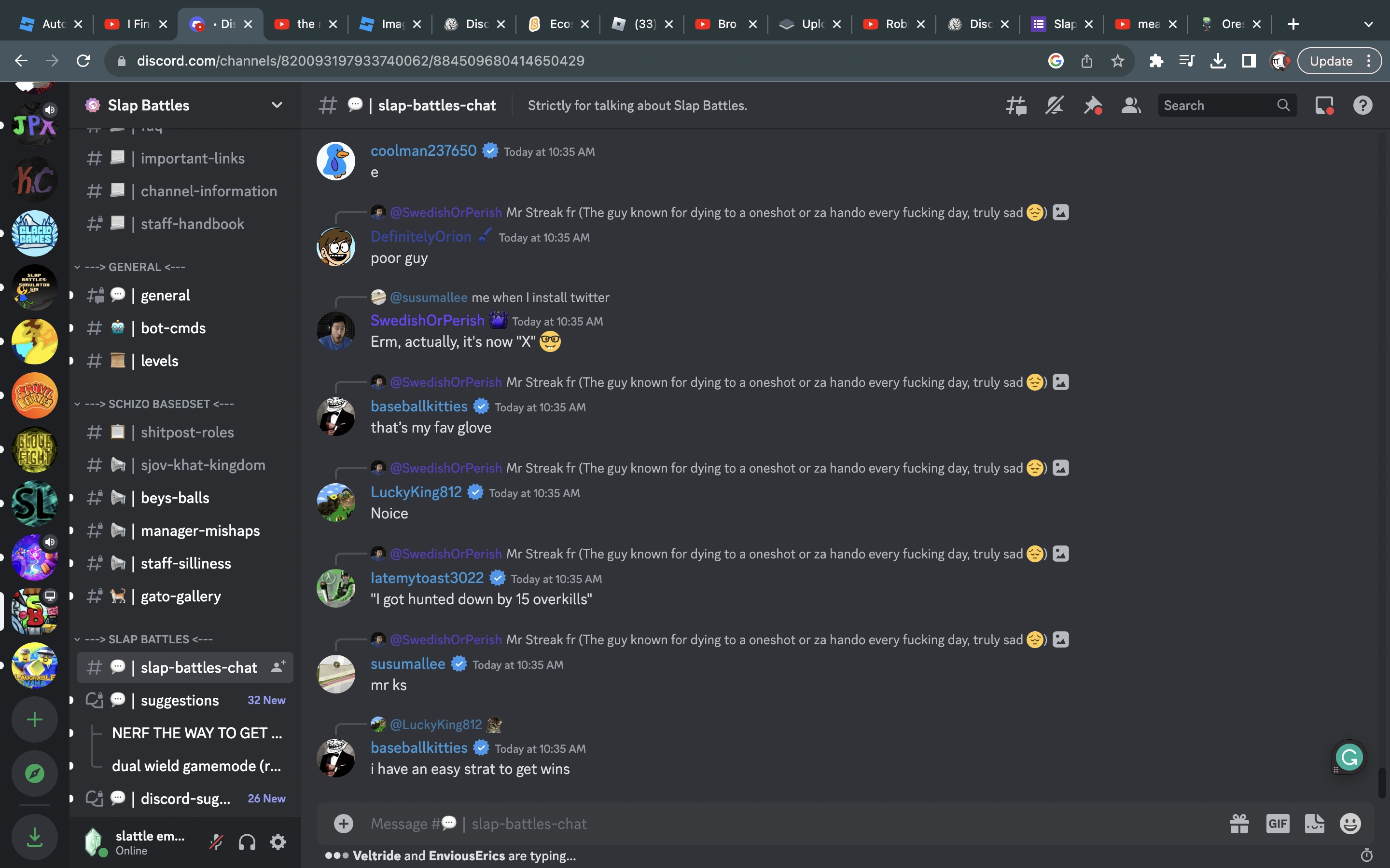 sb discord reacts too mr streak (shoutout too my friend for sending the ...