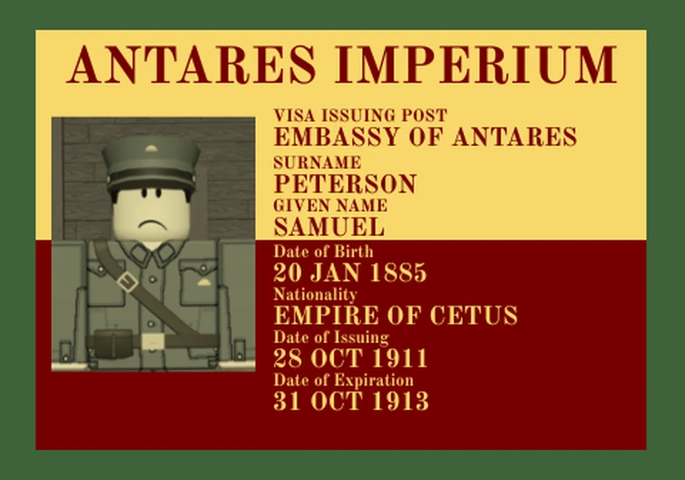 Hey guys, I just got my Antares Visa approved, which is sick, check it ...