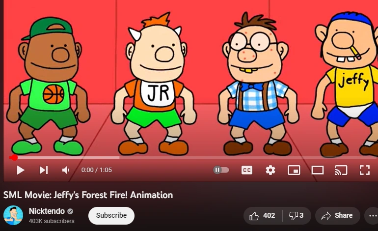 nicktendo downgraded his animation | Fandom