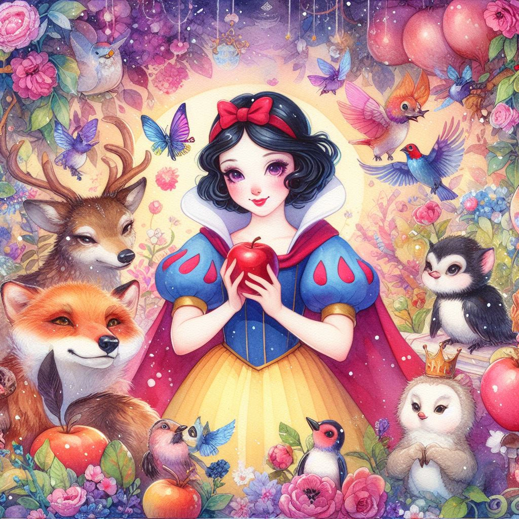 Snow White water color | Fandom