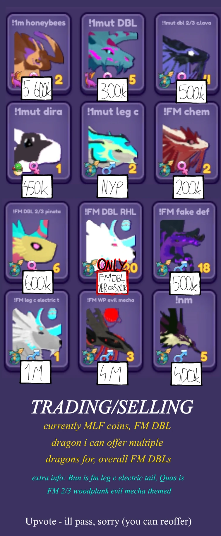 trade posting | Fandom