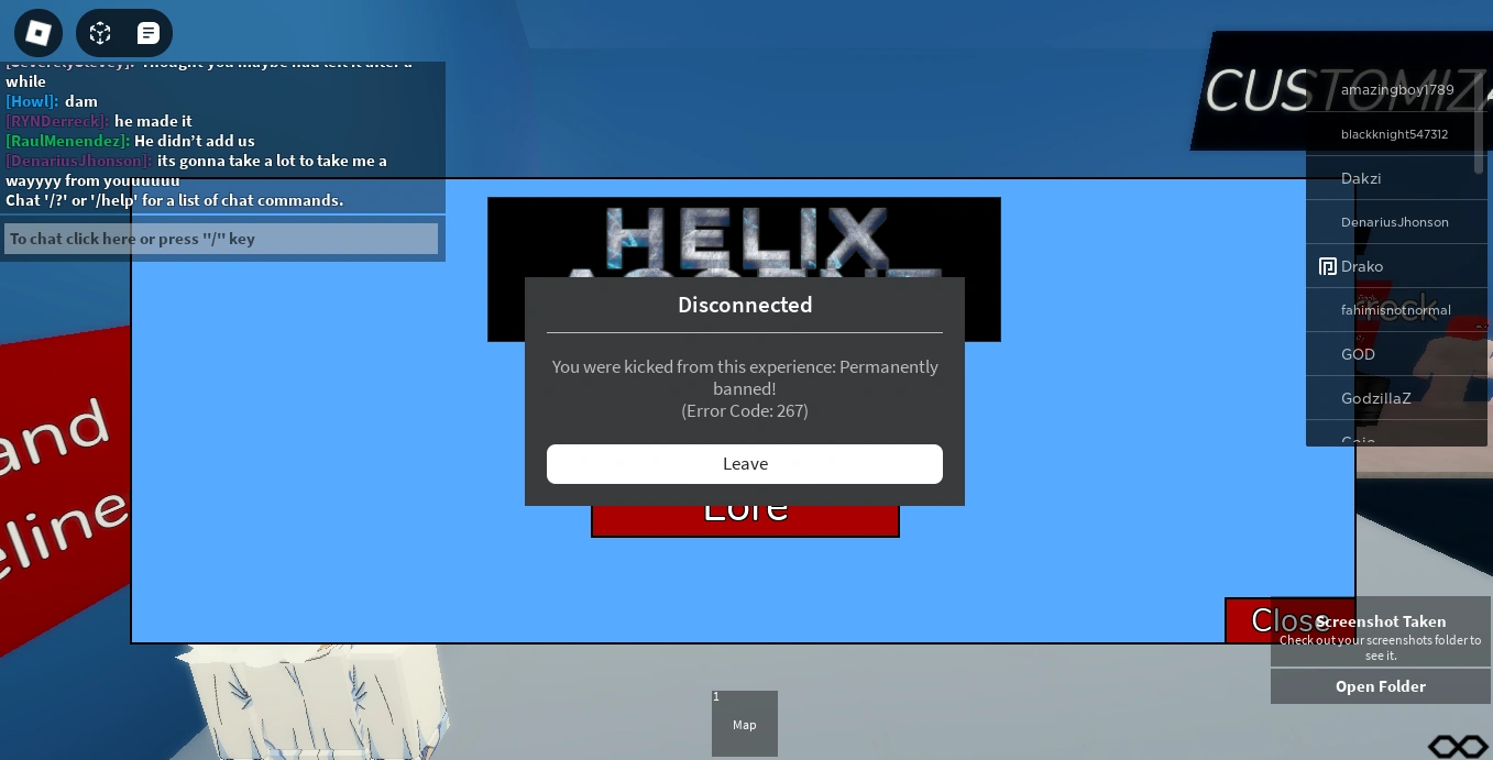 i got perma banned from helix ascent | Fandom