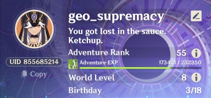 have a cyno profile for long enough and his personality will slowly ...