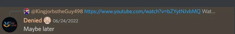 So about the time I rickrolled someone on SMG4's Discord server ...