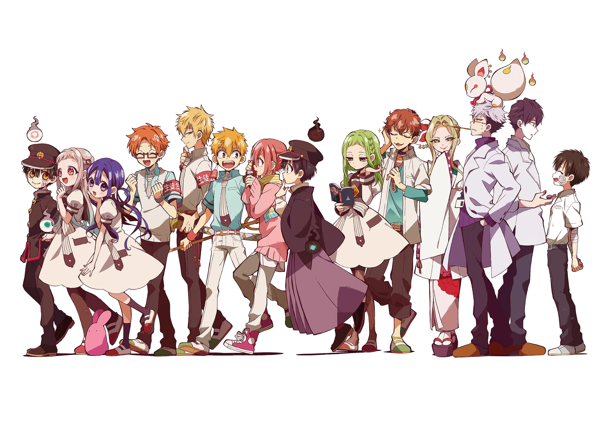 I asked my 7 year old sister to name the TBHK characters in this image ...