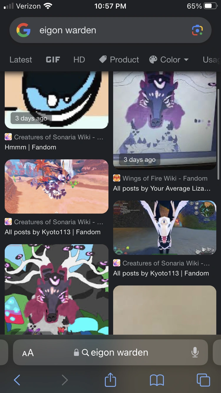 why when i search up eigon warden 5 of my posts come up | Fandom