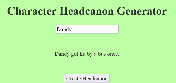 Dandy Head canons for y'all | Fandom