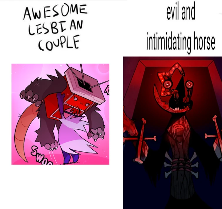 awesome lesbian couple & the evil and intimidating corpse hallucination ...