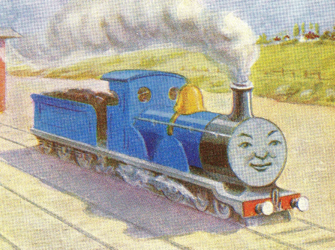 These Three Chuffed so that a cheeky Blue Tank Engine could "Peep, Peep ...