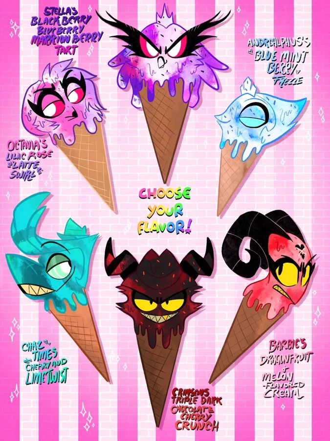 New Ice Cream Flavors! 😃 Want a Scoop? 🍦 (Art by CinnamonRecluse) | Fandom