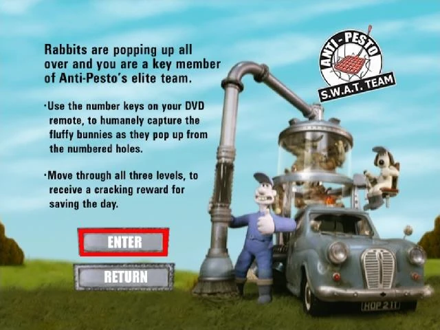 Wallace & Gromit: The Curse of the Were-Rabbit: Anti-Pesto S.W.A.T ...