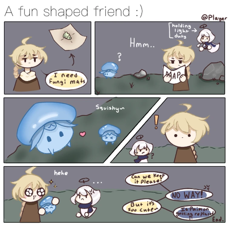 A fun shaped friend (lazy comic by me lol) | Fandom