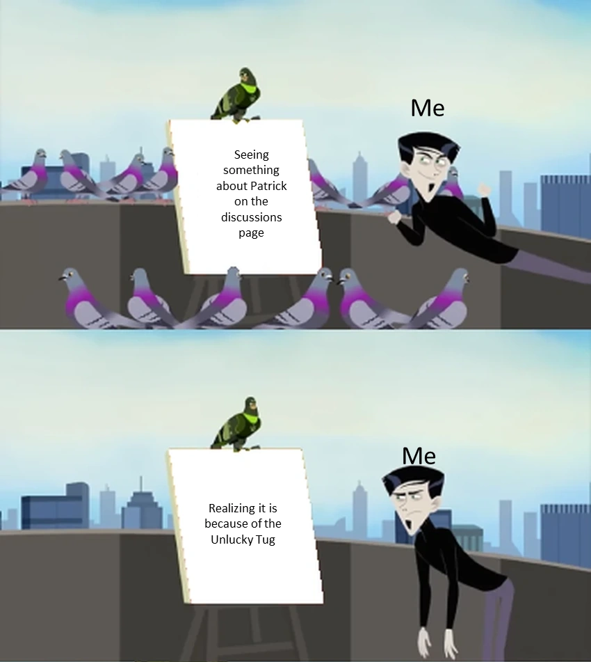 Just a meme regarding Patrick's sudden attention | Fandom