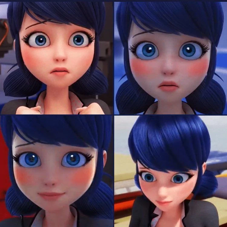 Can we just talk about how Marinette's blush is the cutest damn thing ...