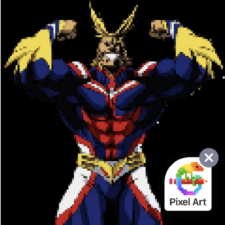 All Might Pixel Art!!! | Fandom
