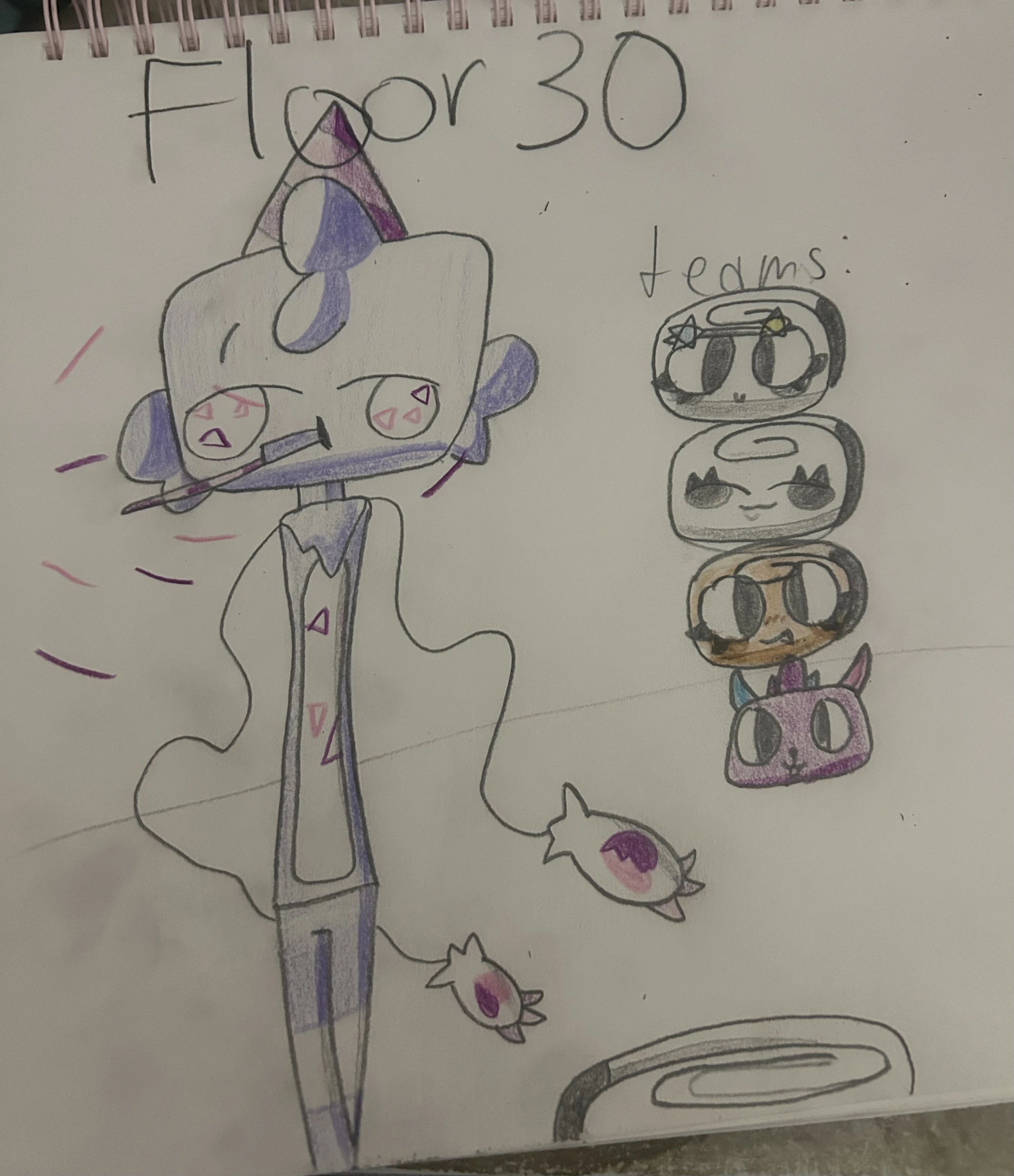 drew this cuz I GOT TO FLOOR 30 TODAY AS GOOB!! | Fandom