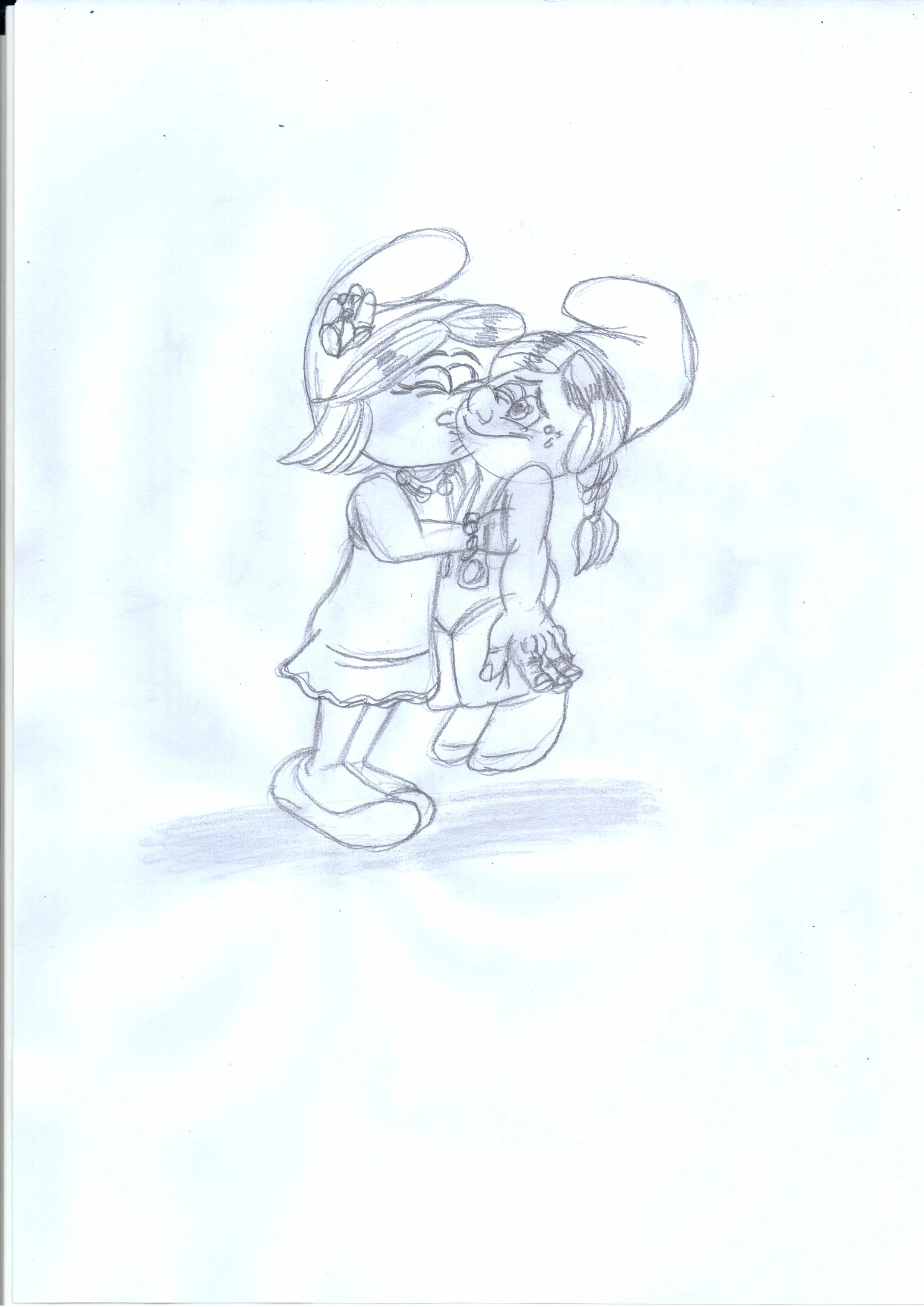 This is how i imagines sassette's relationship with other female smurfs ...