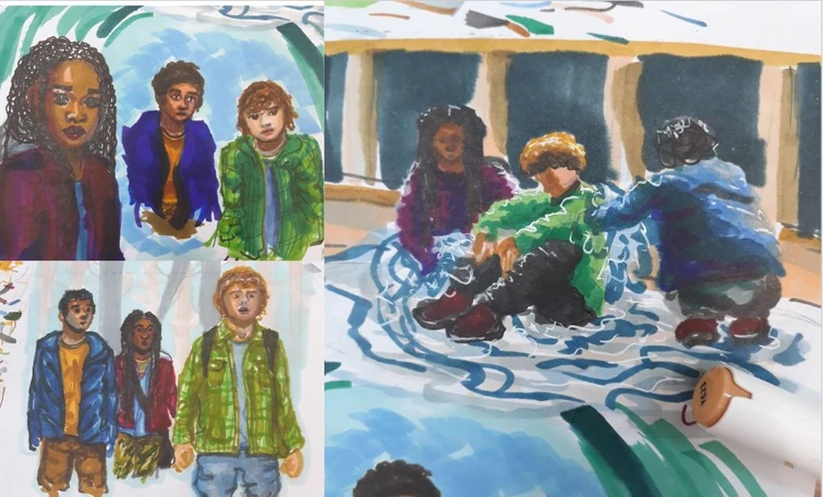 PJO marker + pencil doodles art dump (I'm really proud of these!) | Fandom