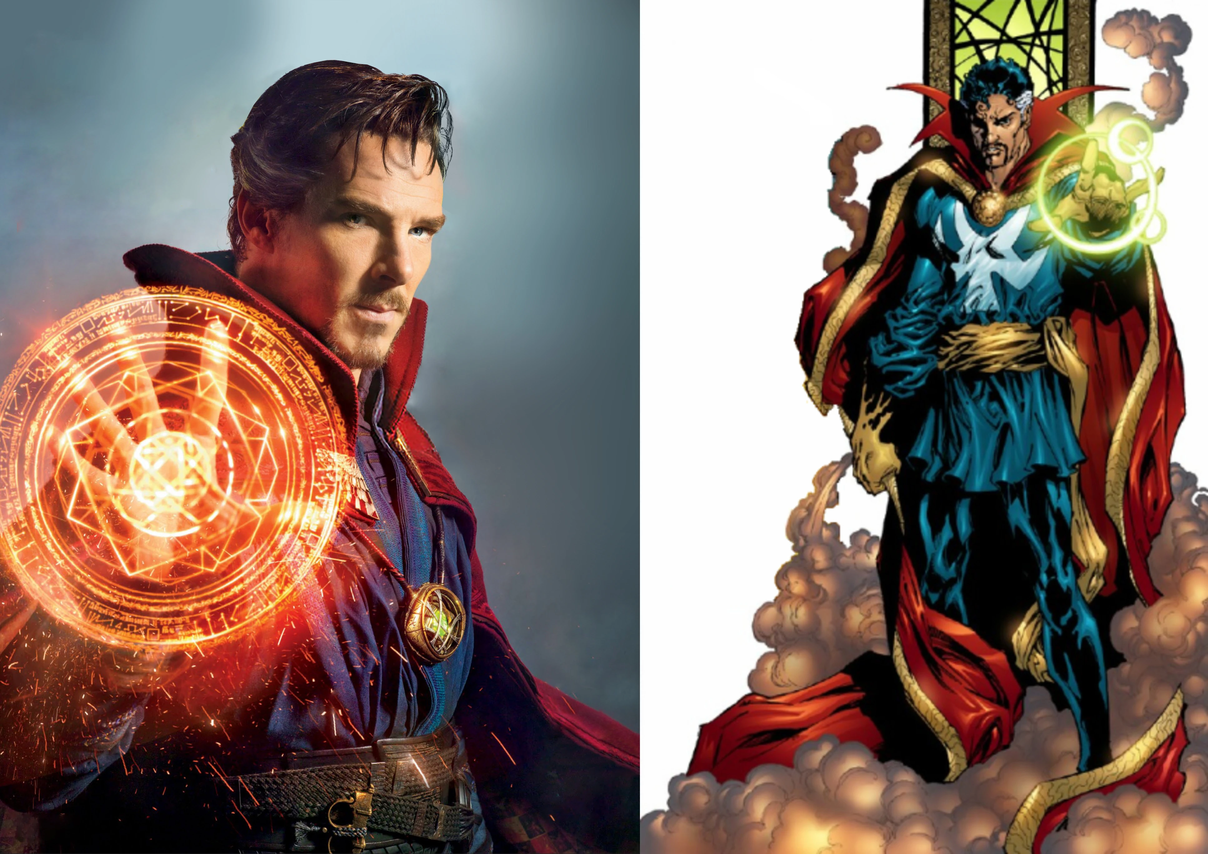 MCU Doctor Strange vs Comic Doctor Strange | Fandom