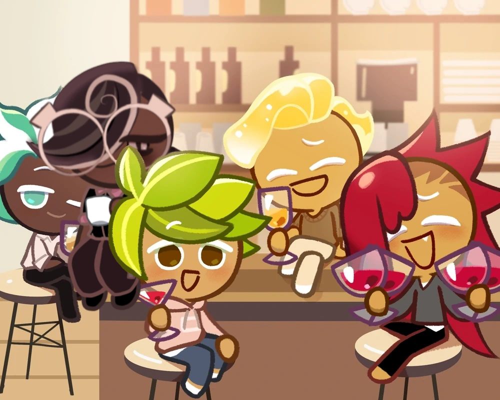 I tried to edit Espresso into the Juice Bar regulars pic- | Fandom