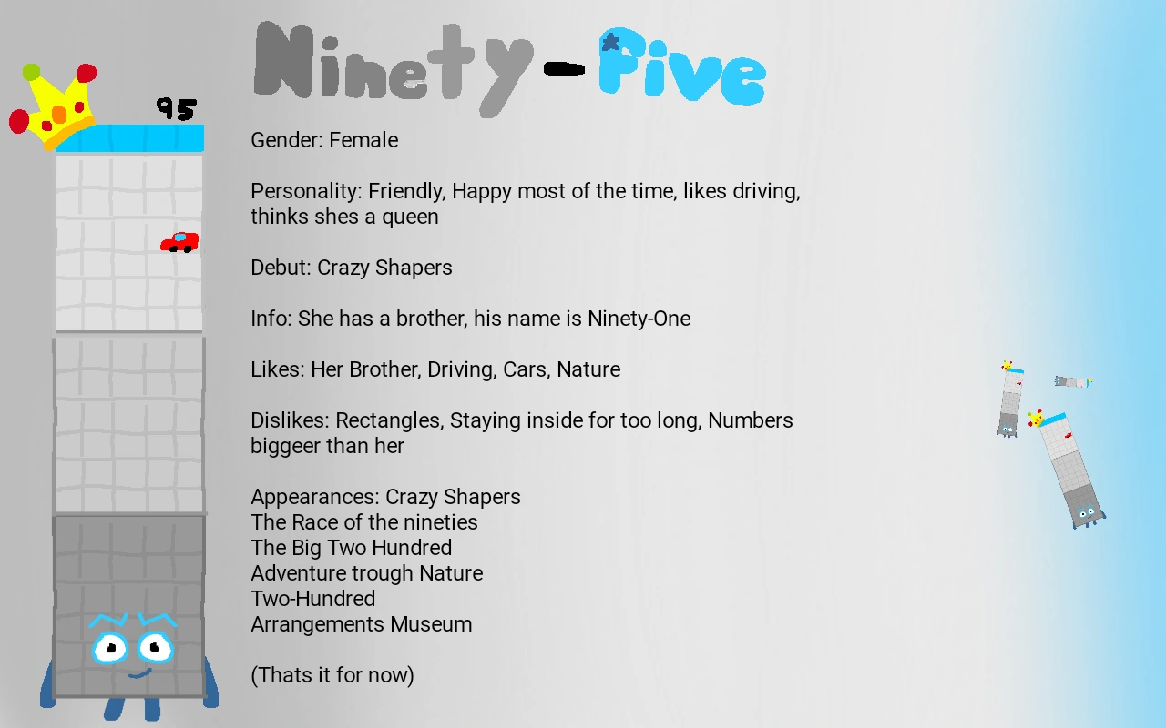My ninety five! | Fandom