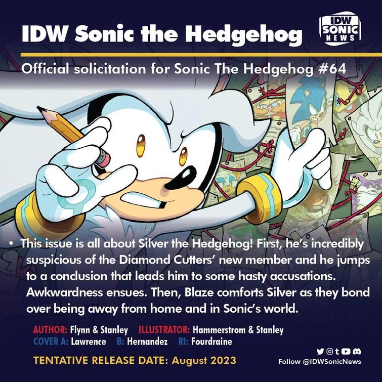 New stories and new covers for IDW Sonic! | Fandom