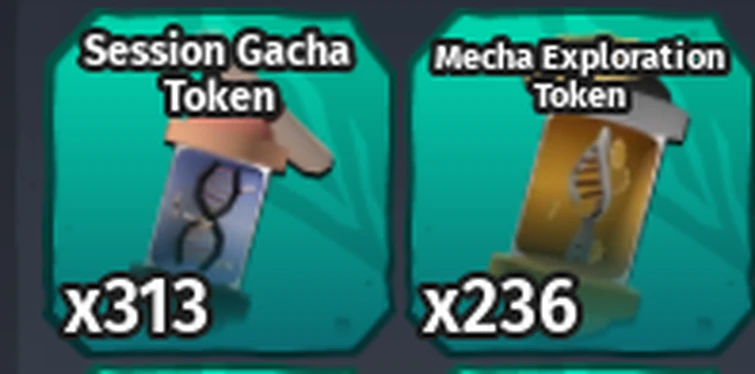 trading like 300 sessions token for smth idk (and the useless mecha ...