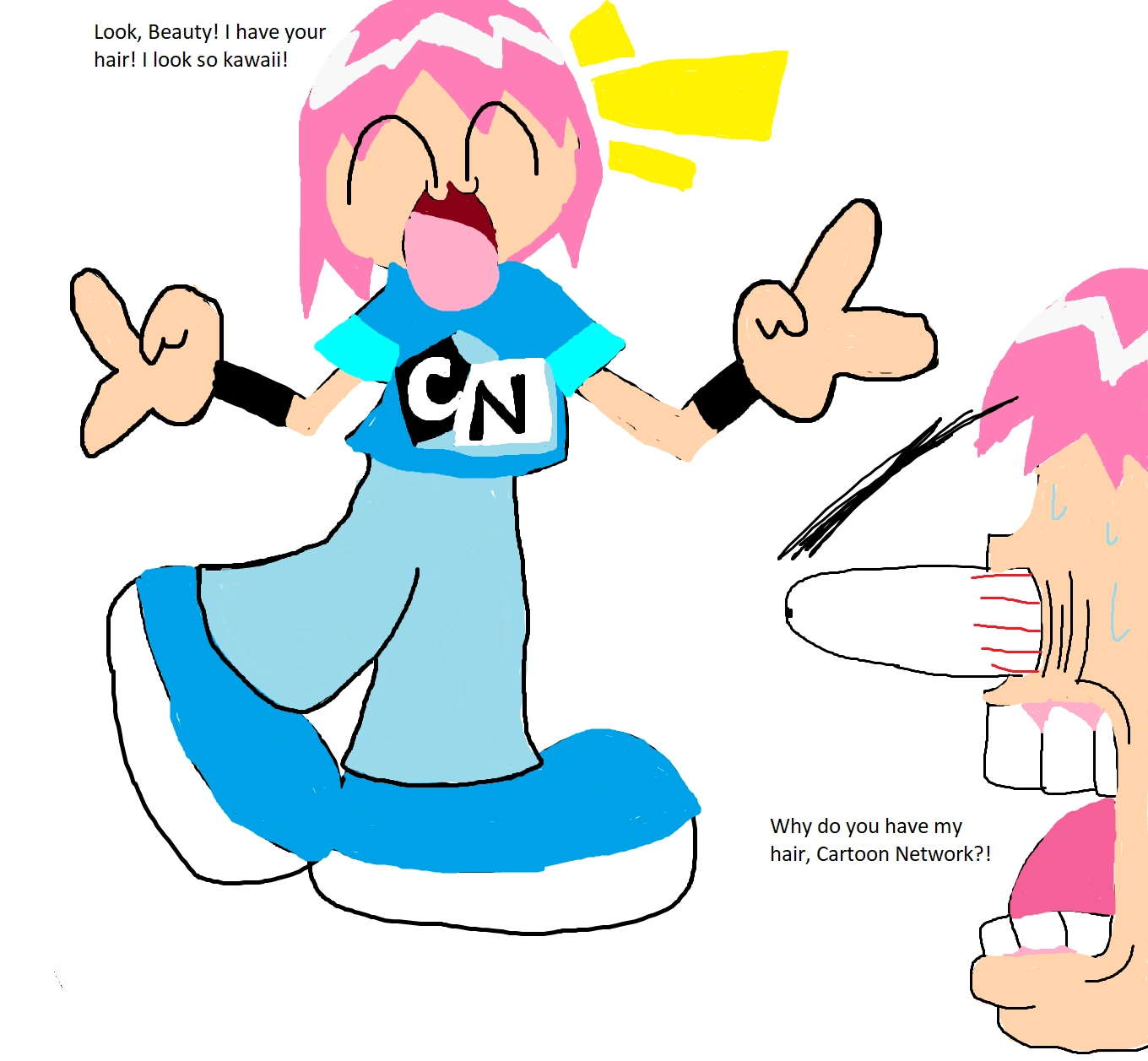 Cartoon Network in Beauty's hair | Fandom