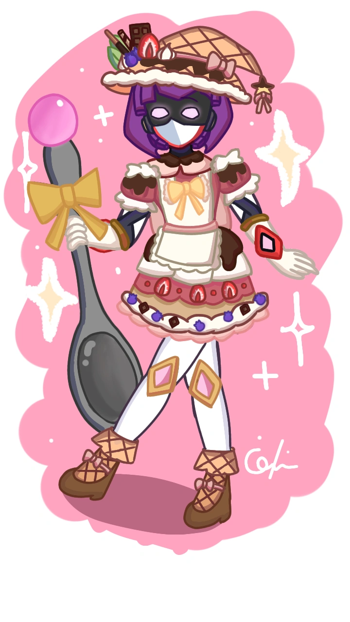 I turned magicgirl into a food magical girl :] | Fandom