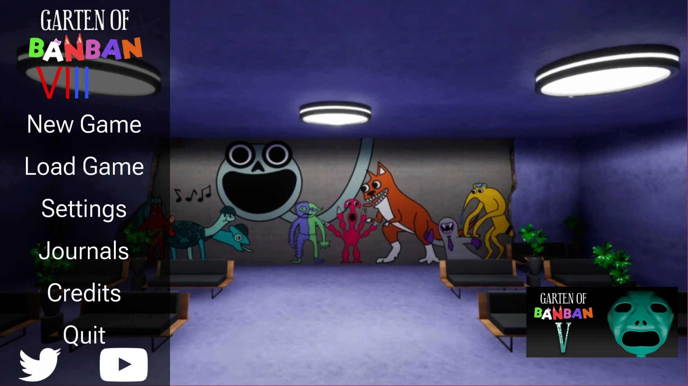 Garten Of Banban 8 Main Menu (FANMADE) | Fandom
