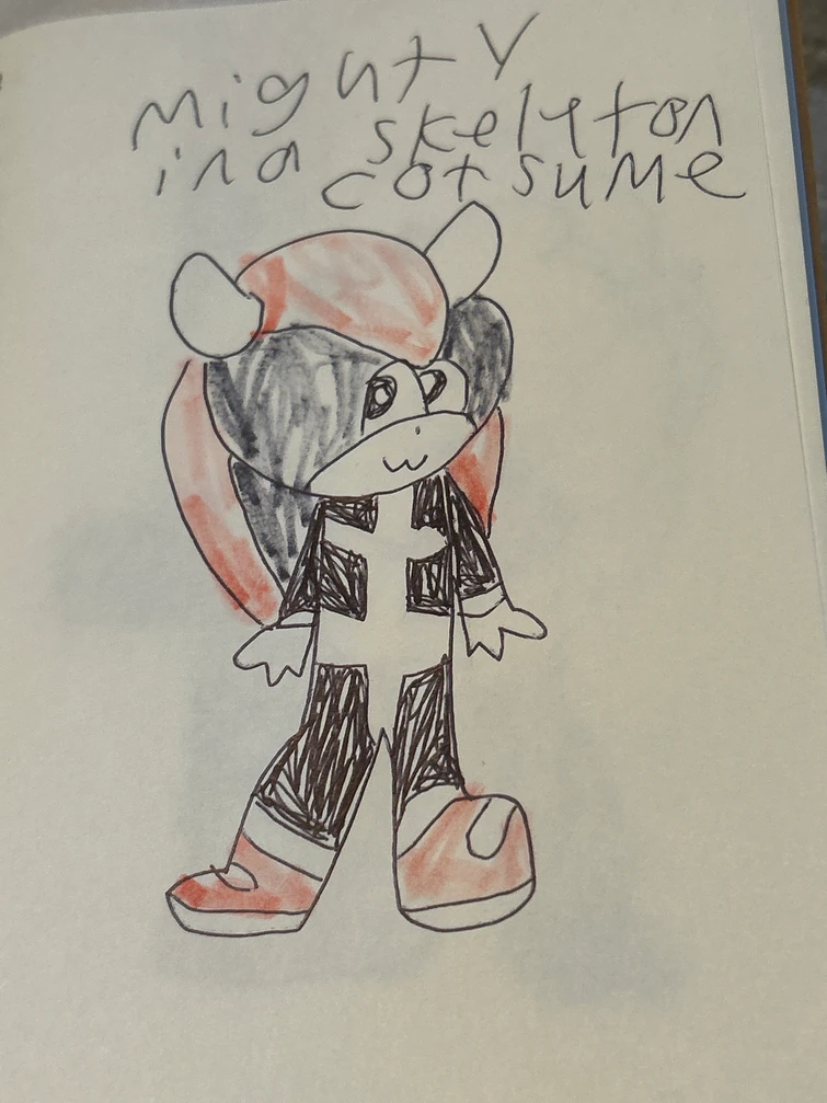 Mighty in a skeleton costume | Fandom