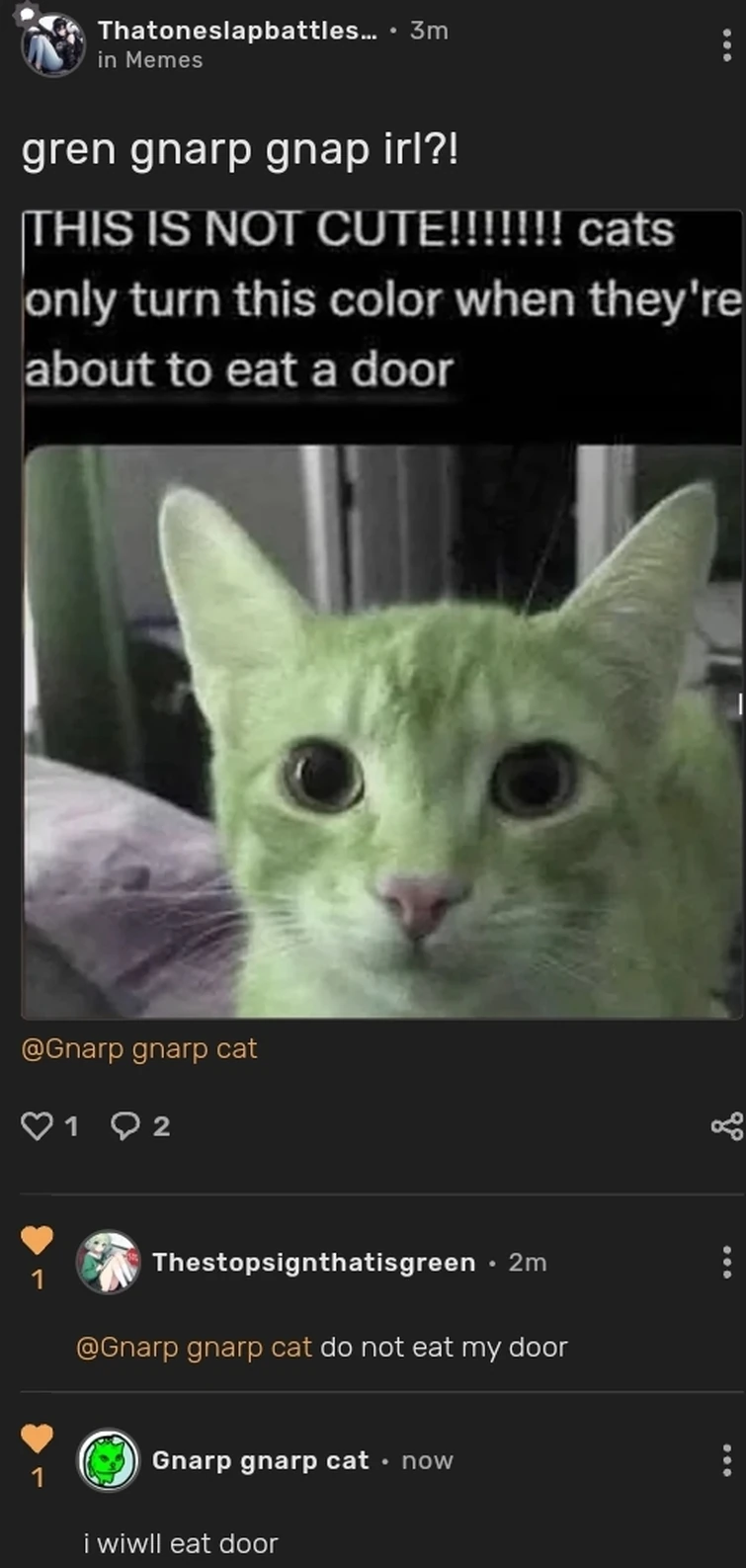 gren gnarp gnap irl?! | Fandom