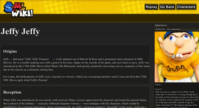 Somehow I accessed the sml wiki (A ending) | Fandom