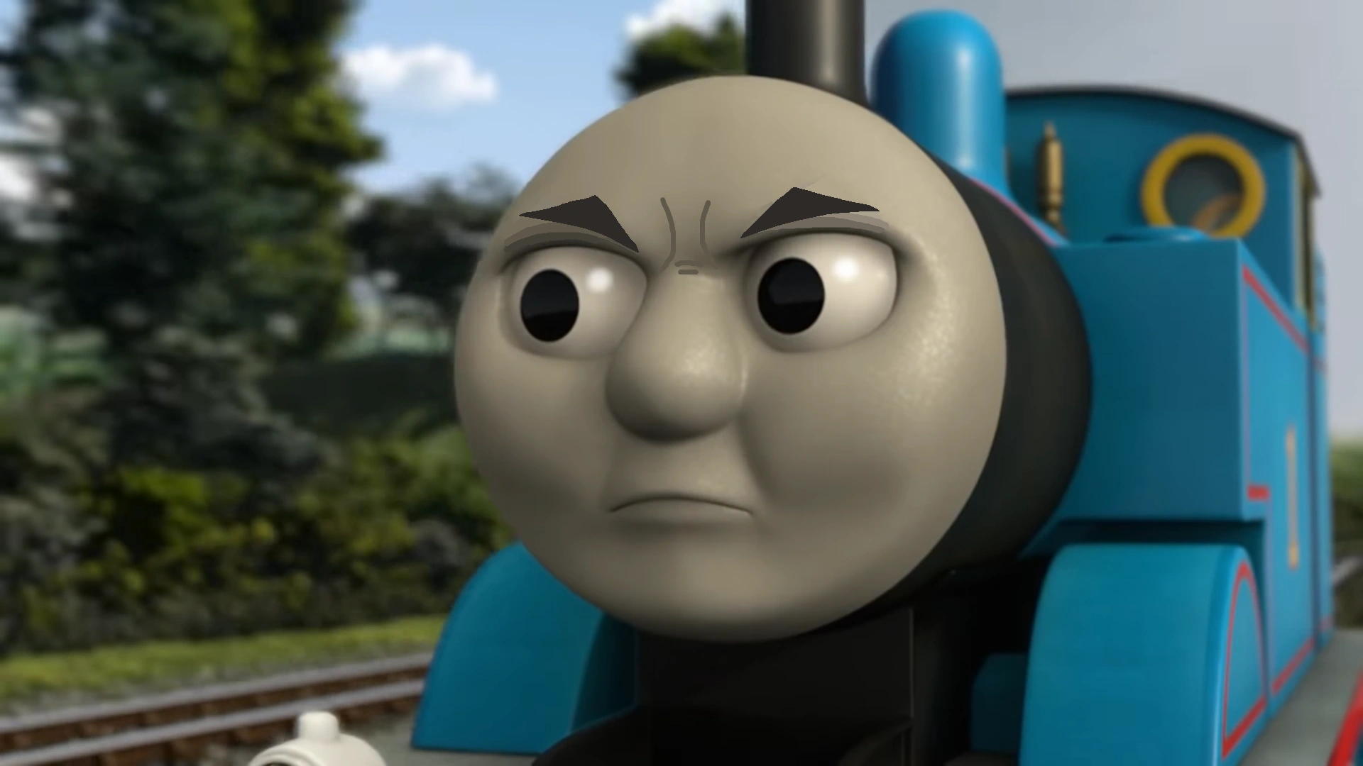 CGI Thomas looking cross, but better | Fandom