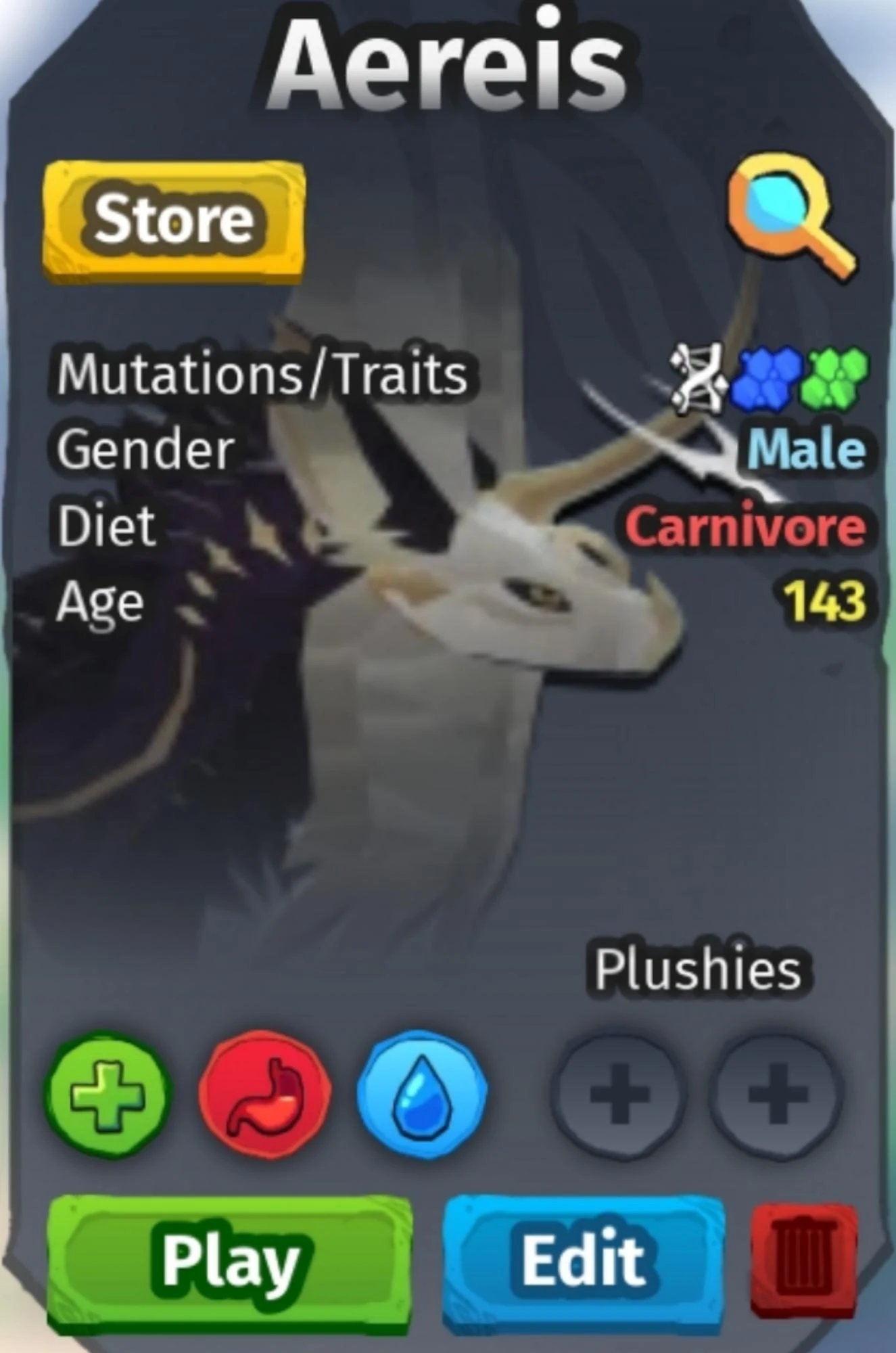 How much is this gigantic mut, health regen trait and stam regen trait aereis is worth? | Fandom