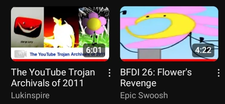 Please watch both of these "BFDI 26: Flower Revenge" Takes,their ...