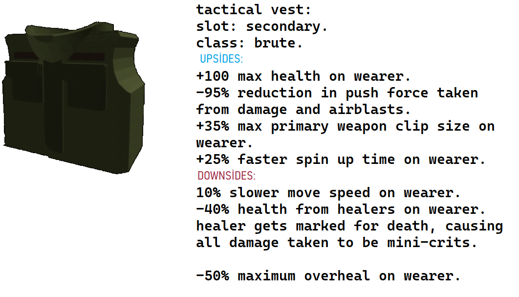 brute weapon concept, tactical vest. | Fandom