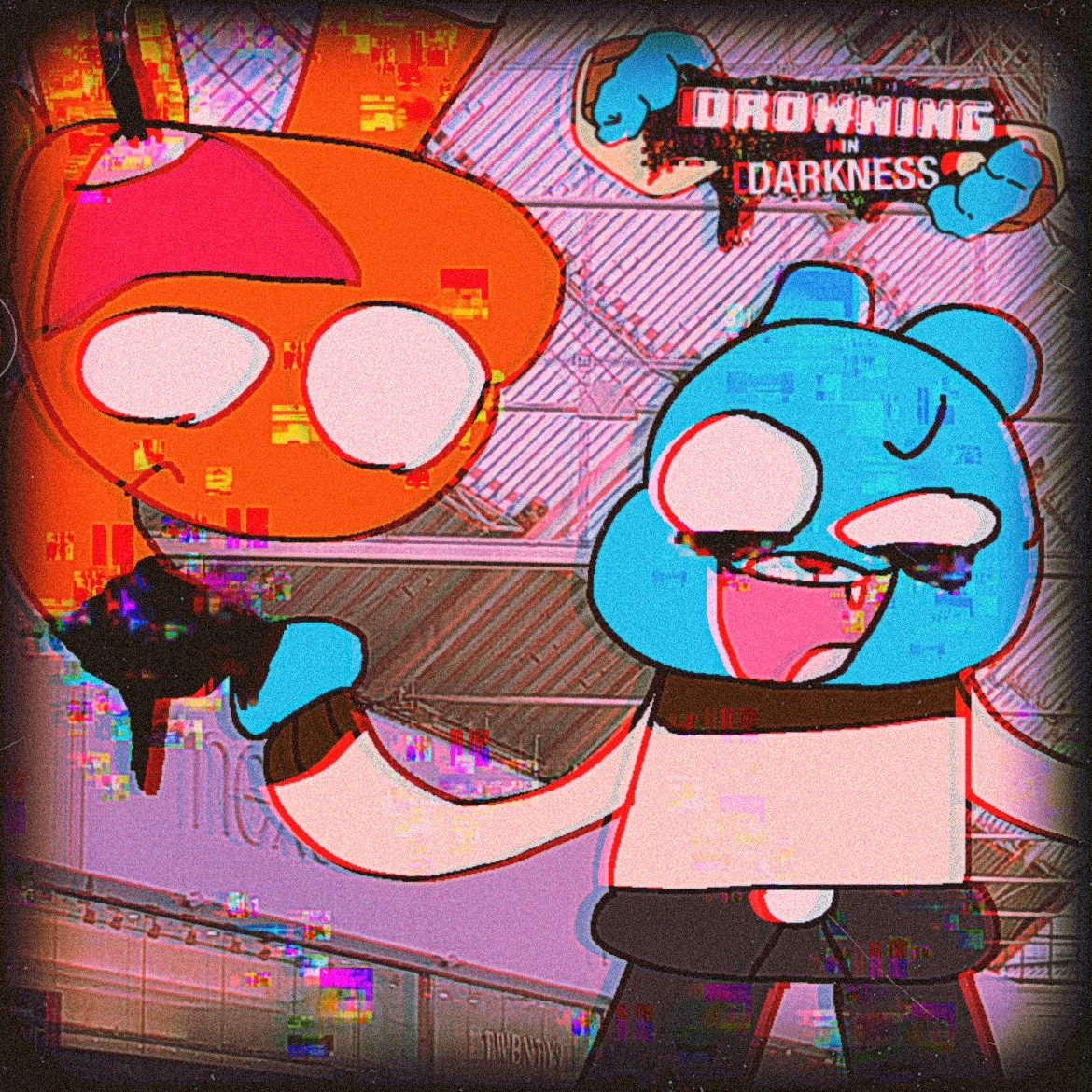 drowning in darkness fanart because I was bored | Fandom