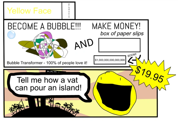 Yellow Face Advertisement I made | Fandom