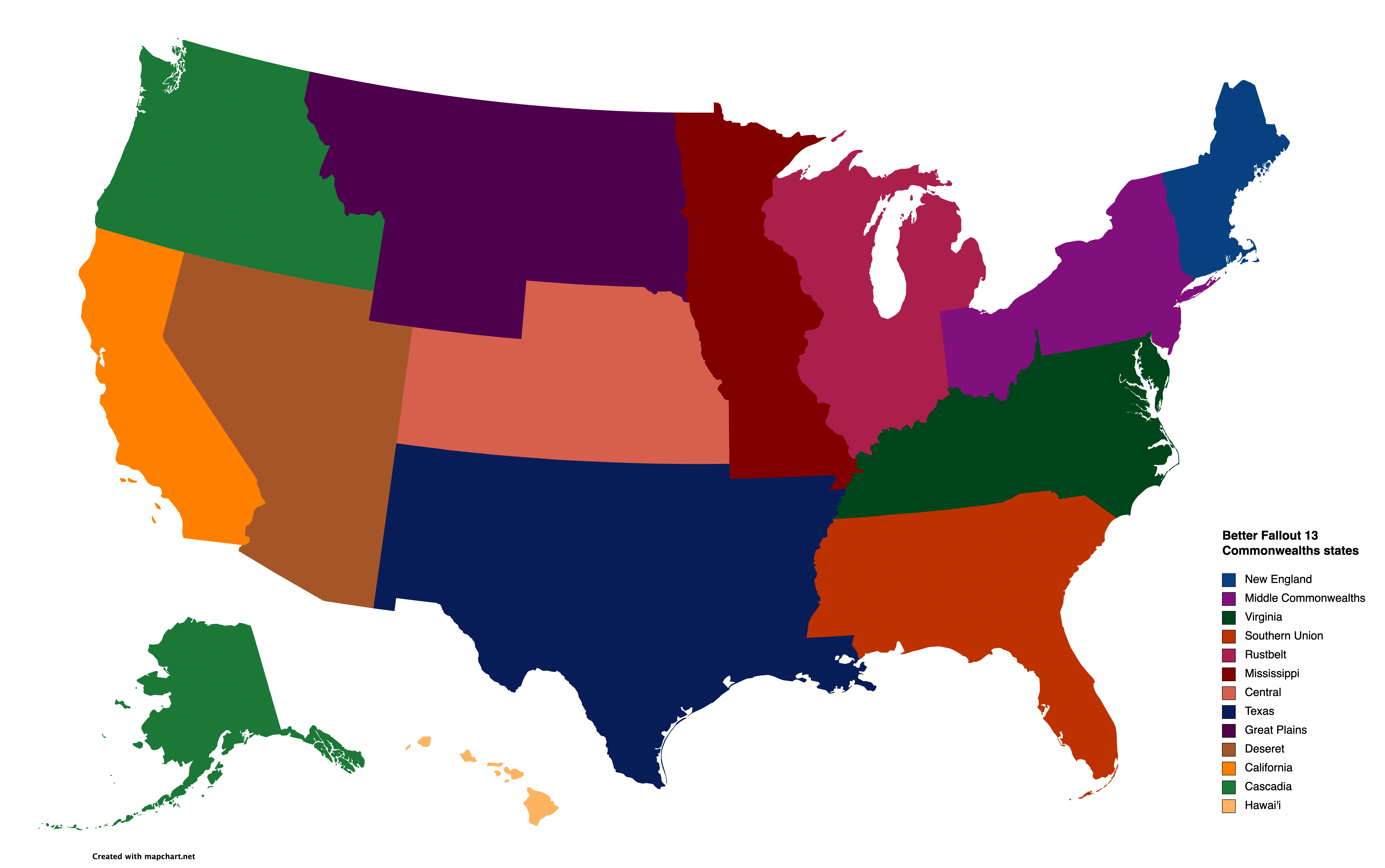 Alternate maps of Pre and post war Contiguous USA | Fandom