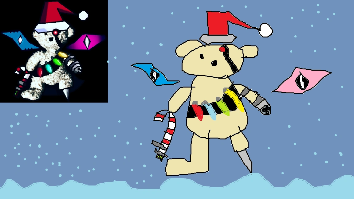 merry christmas becuase i drew cyberg sam | Fandom