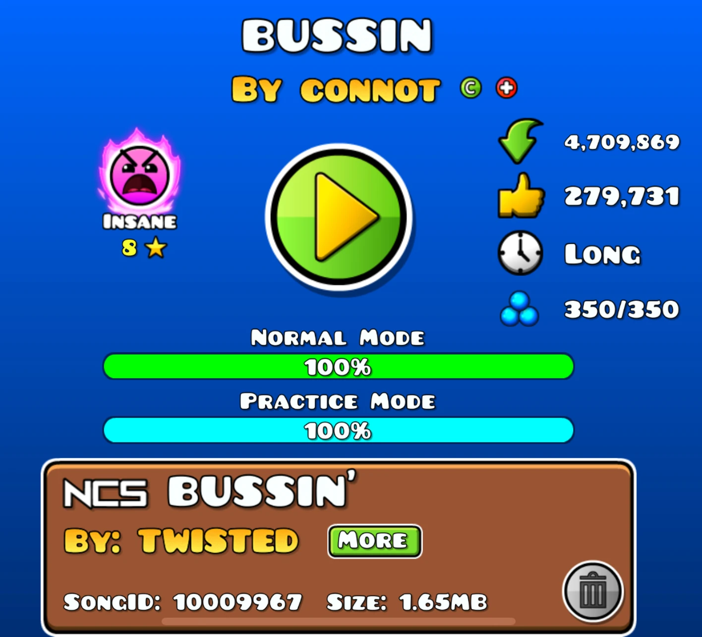 I have finally beaten BUSSIN in GD World | Fandom