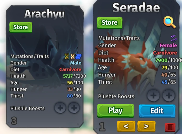 friend is selling a fools gold glimmer arachyu and a shadow seradae ...