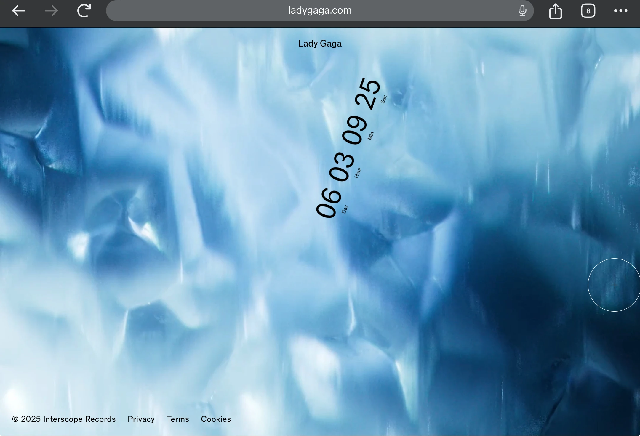 Countdown that has appeared on Lady Gaga’s website | Fandom